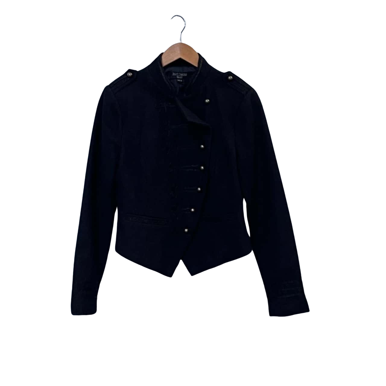 Just Jeans Womens Size 10 Button Up Jacket Navy Blue
