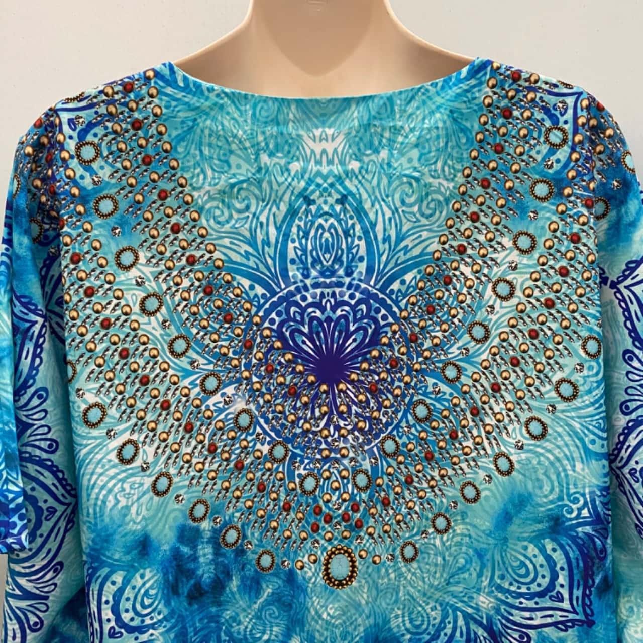 Womens W.LANE Multi Coloured Embellished Kaftan Brand New(s)