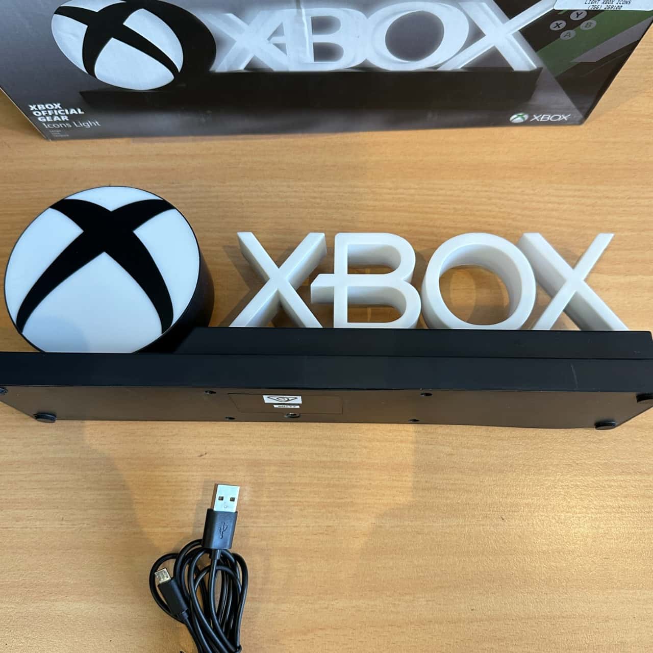 In Original Box Xbox Official Gear Icons Light Black & White (s)