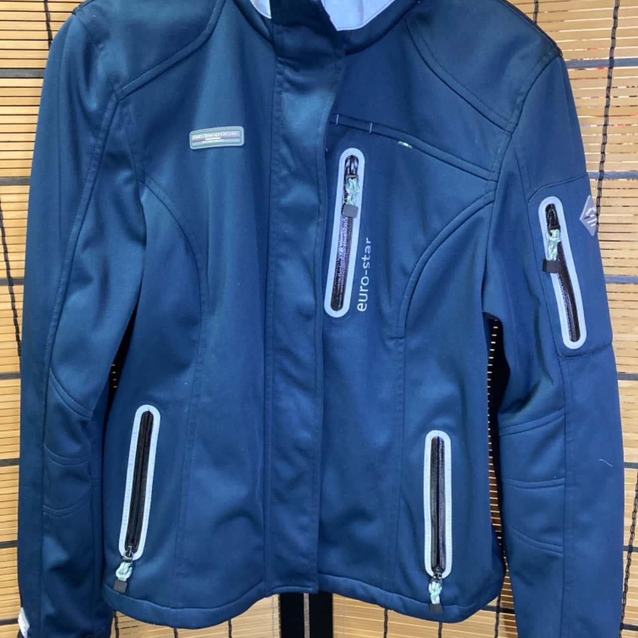 Euro- star, blue, soft shell jacket *DISCOUNTED(s)