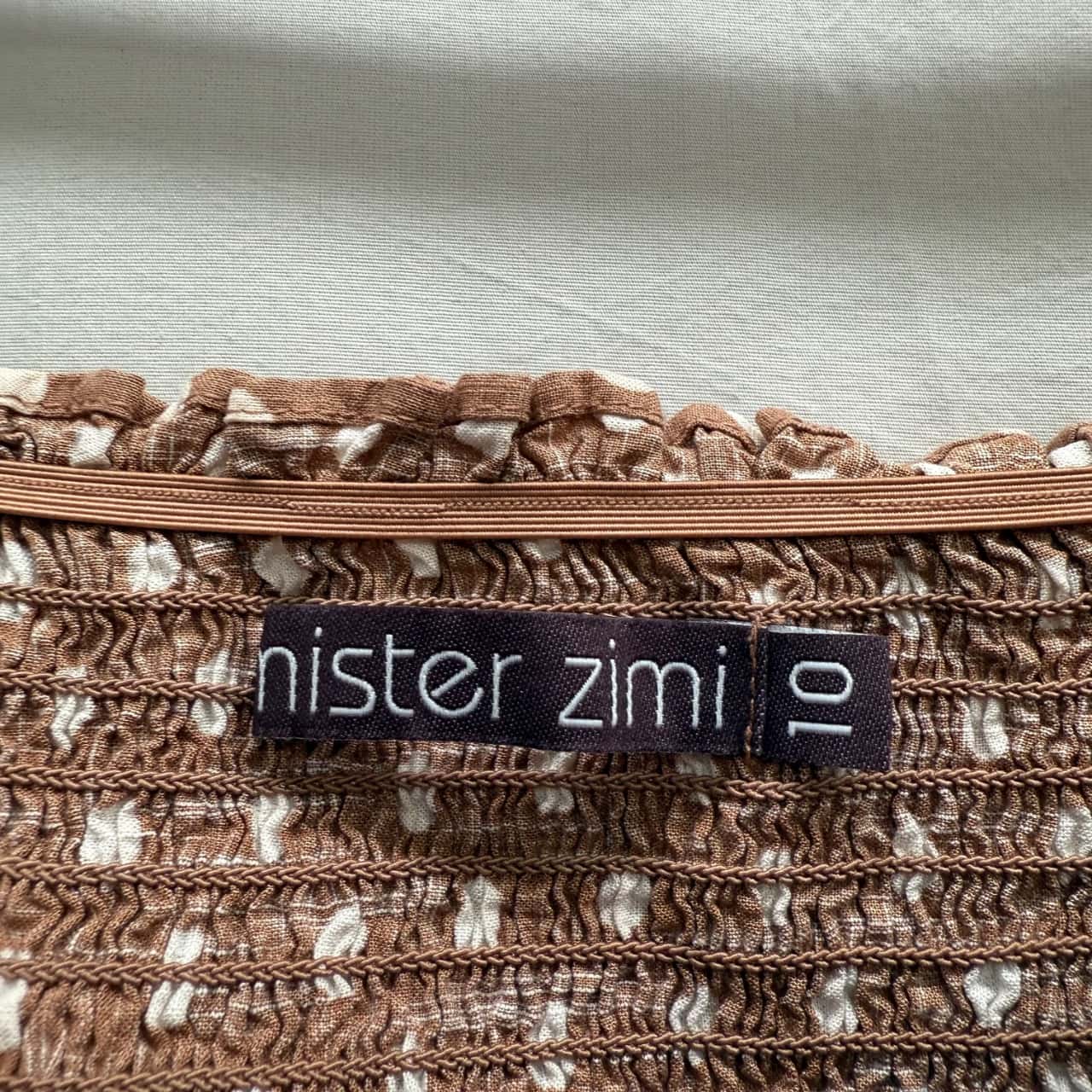 MISTER ZIMI Brown Polka Dot Skirt Set Size 10(s)