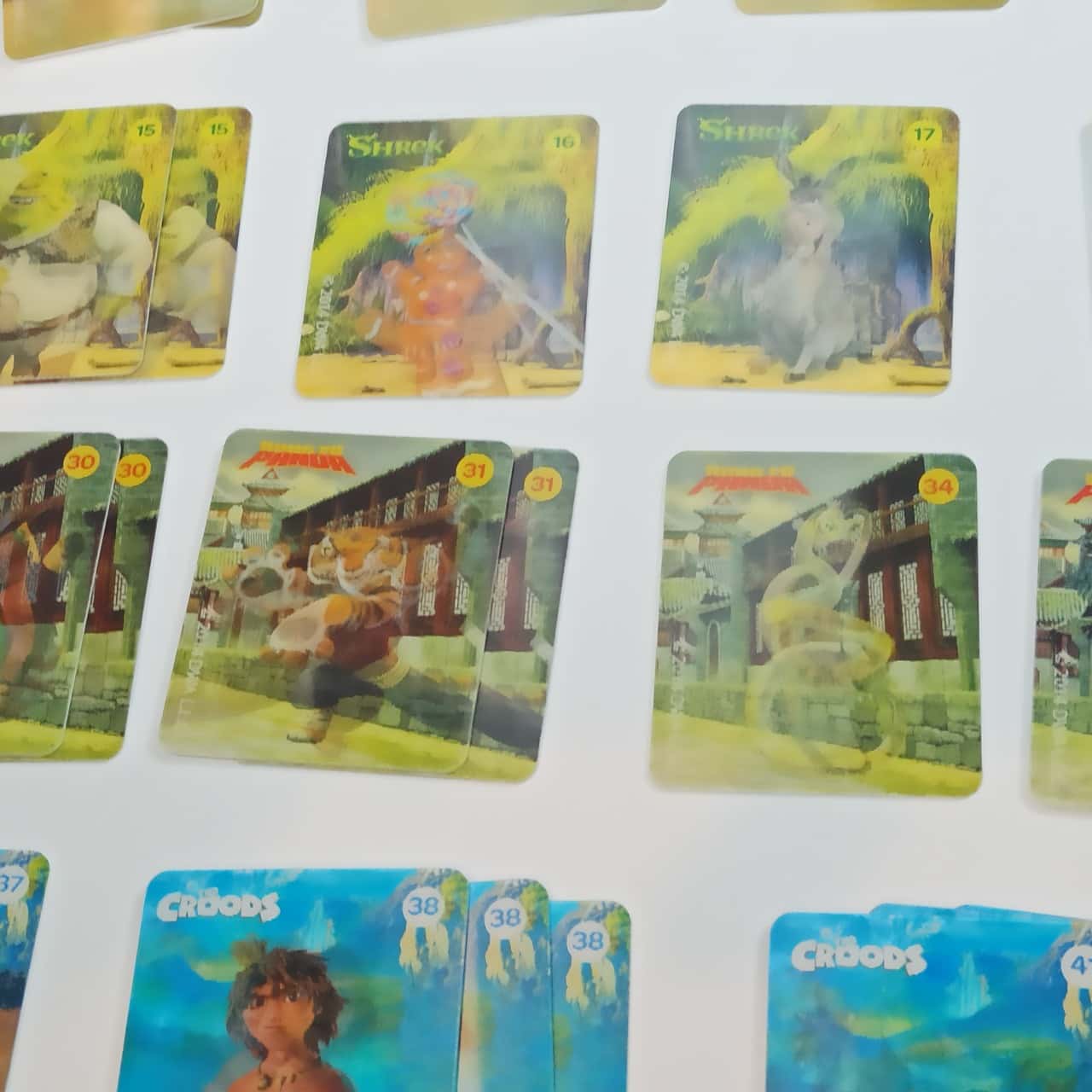 Woolworths Dreamworks Heroes Action Lenticular Cards (40) not a Set and ...