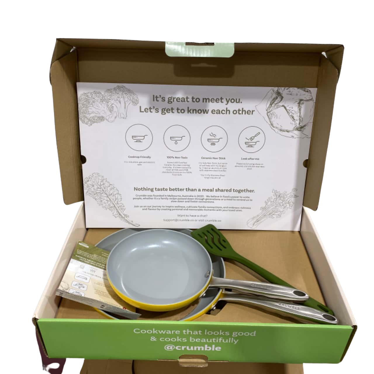 Crumble- The Duo Frying Pan Non-stick set
