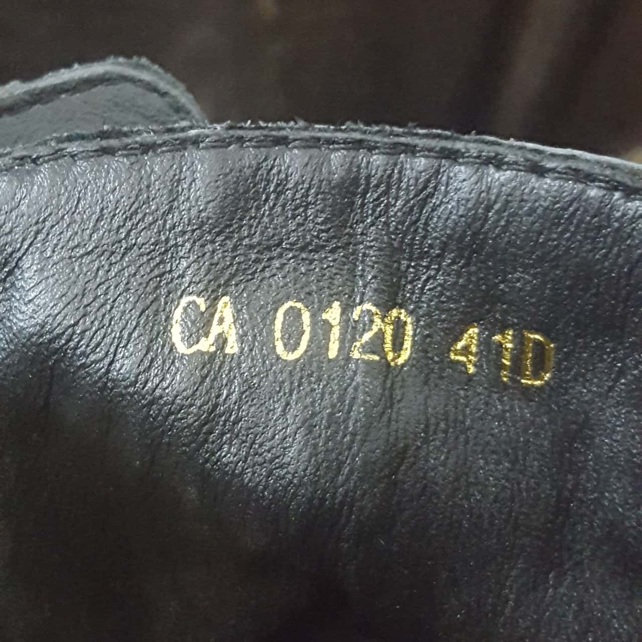 Ankle Boot Size 41D Black / White (s)