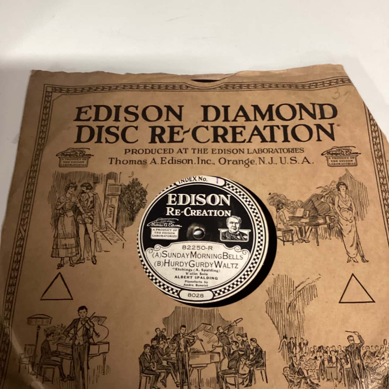 Edison Record Phonograph Record