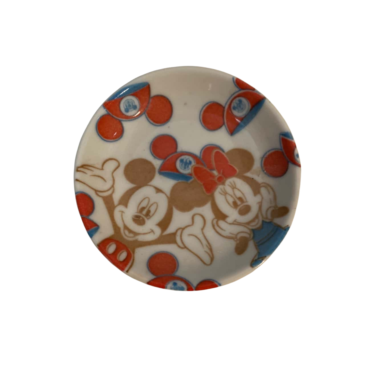 Japan Disney Mickey and Minnie Mouse plate