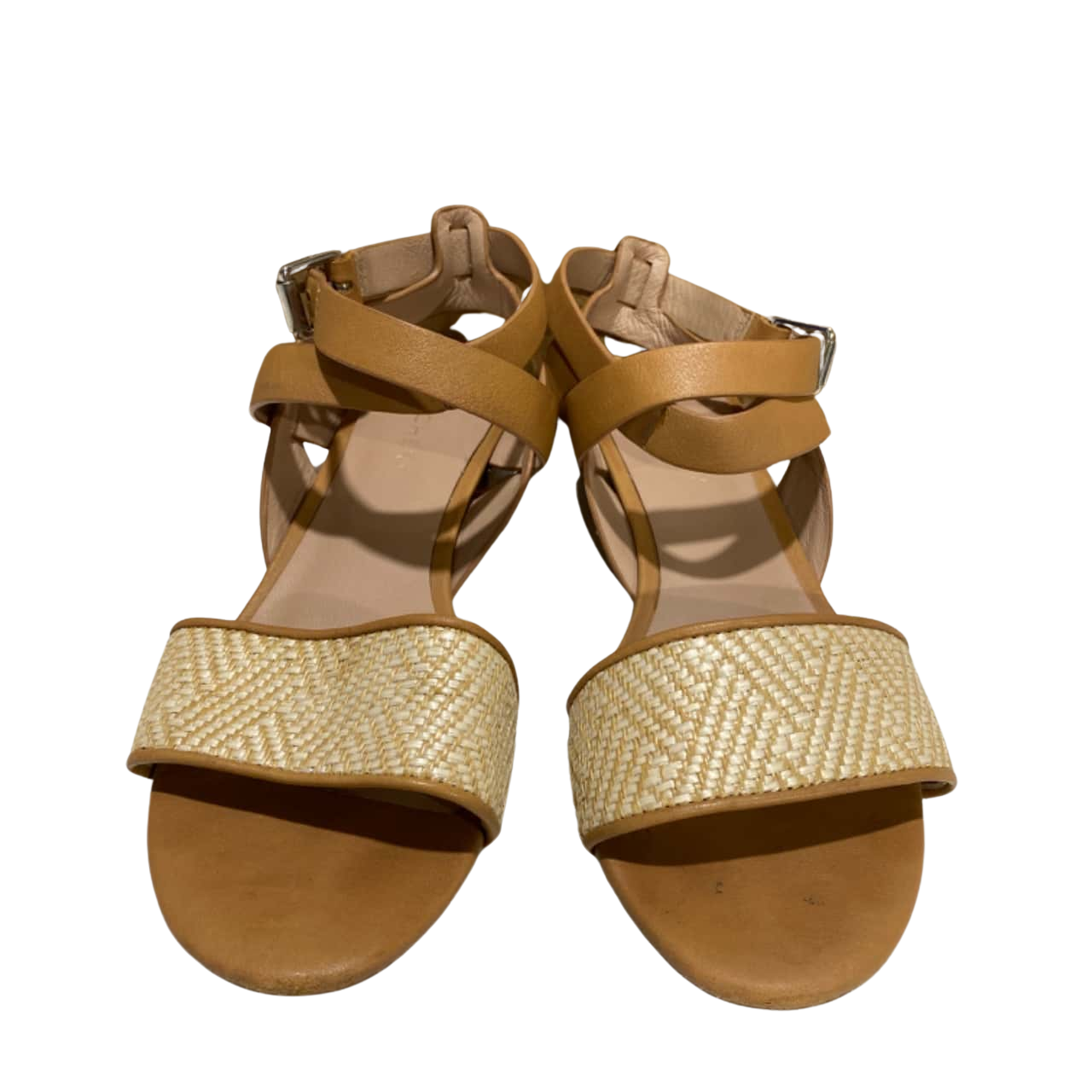 Witchery Sandals Size 37 Brown / Cream