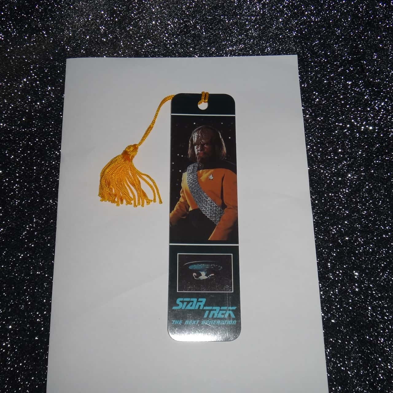 Star Trek The Next Generation Bookmark - Lt. Worf, 1992