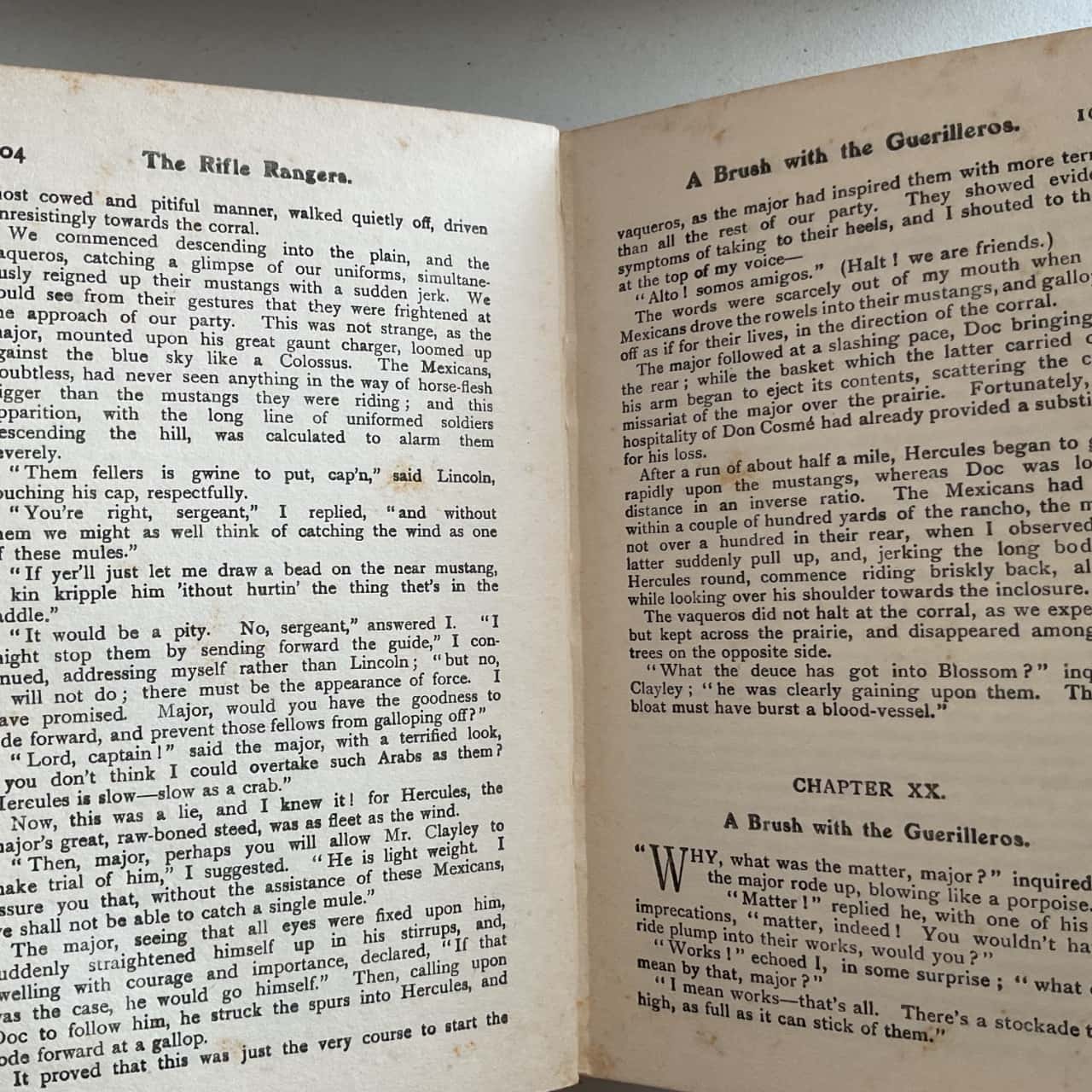 The Rifle Rangers by Captain Mayne Reid Vintage Hardback