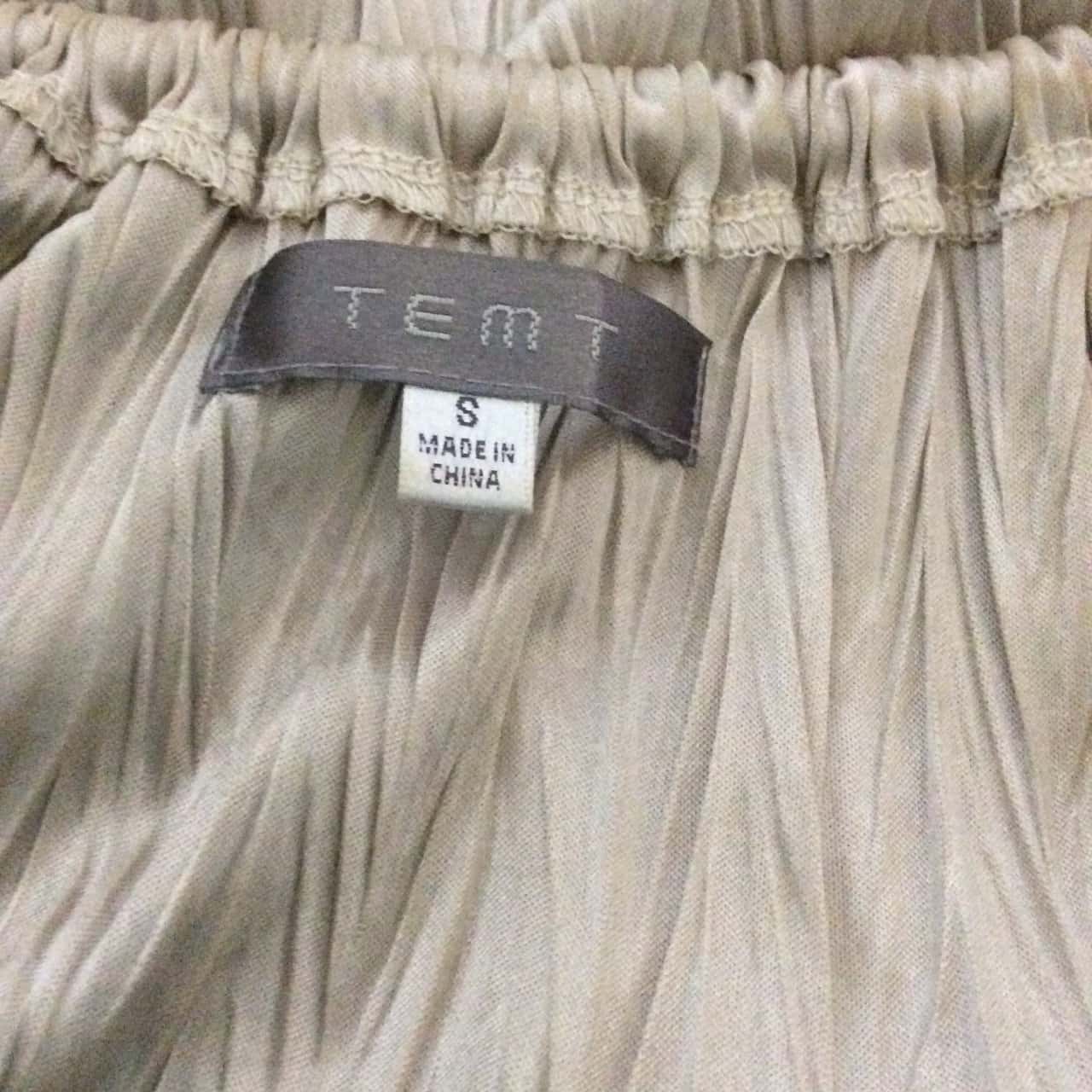 Temt Women's Size S Sleeveless Formal Grey Top