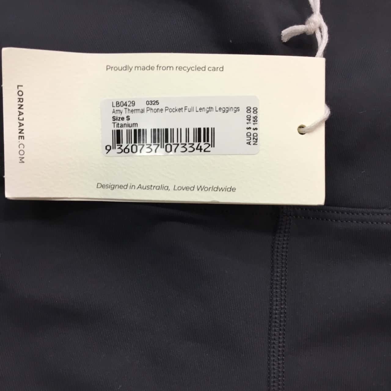 Lorna Jane Thermal Leggings -Grey