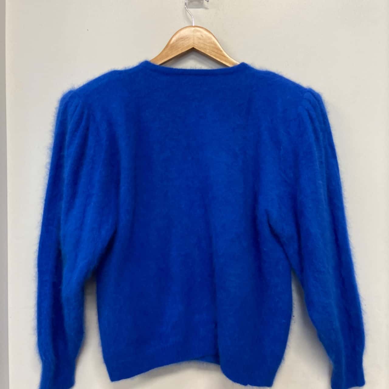 Angora blend cardigan Size M / S Blue (s)