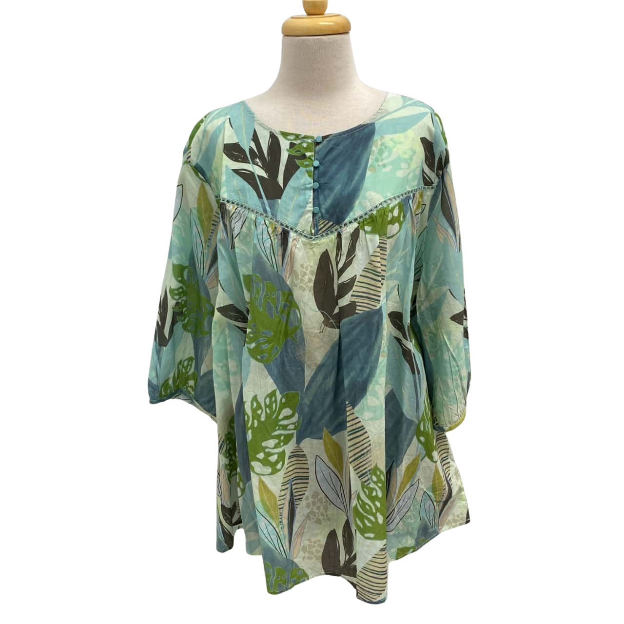 Yarra Trail Palm Print Top. Size 20. New with tags