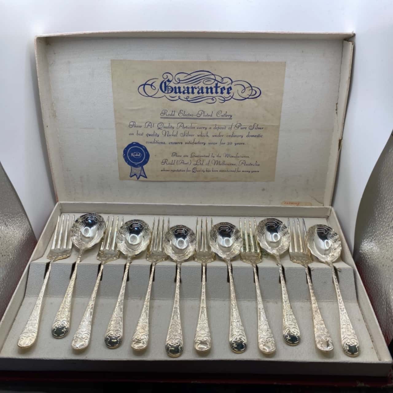 Rodd brand dessert forks & spoons set of x 6