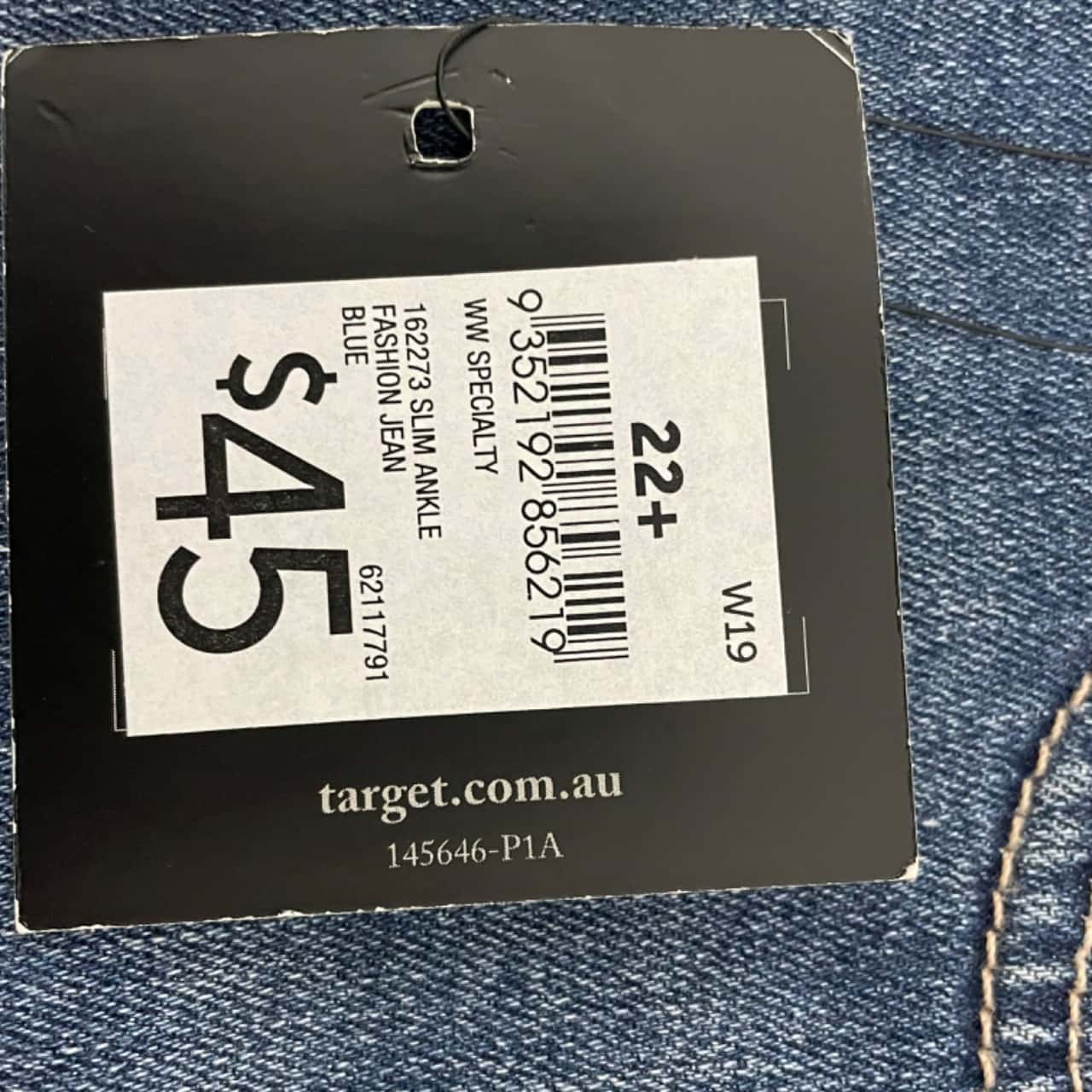 Belle Curve Womens Size 22 Blue (s)