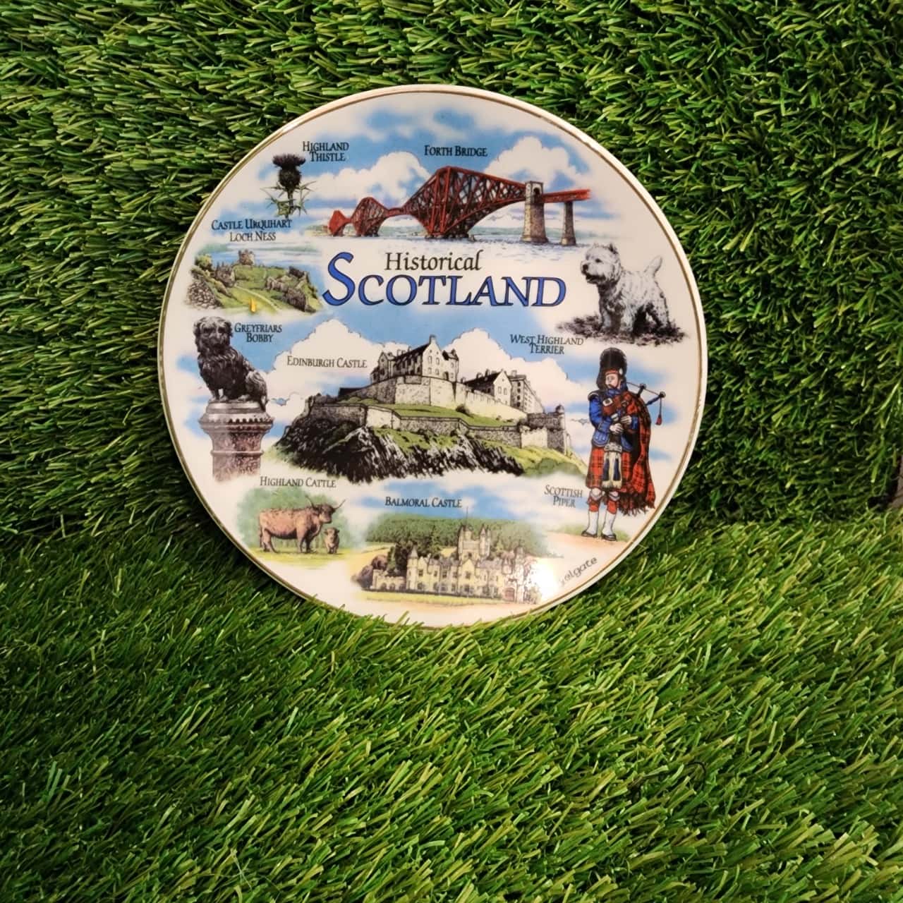 Historical Scotland Ceramic Plate