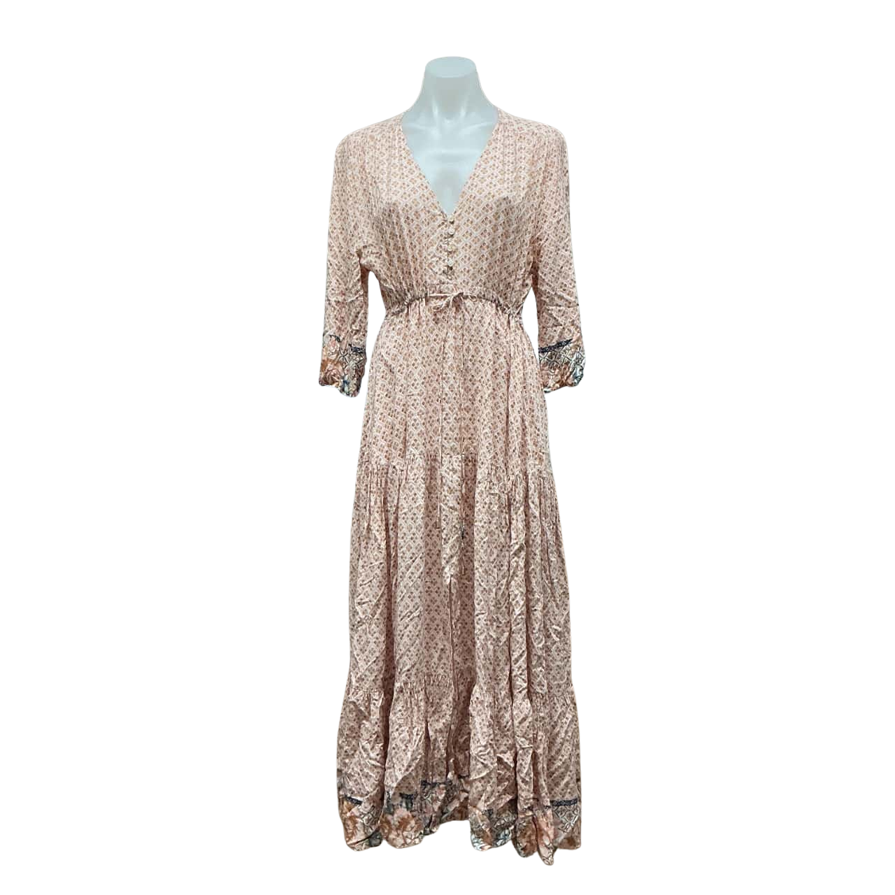 Jaase Womens Size XL Maxi Dress Multicoloured / Pattern (s)