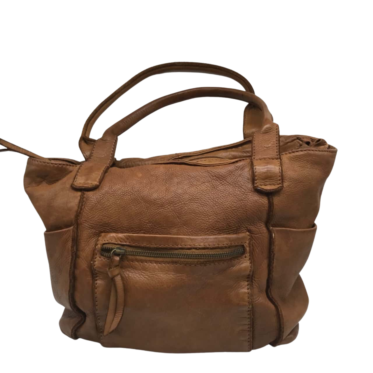Colorado - Womens Tote Handbag, Light Brown, one main compartment ...