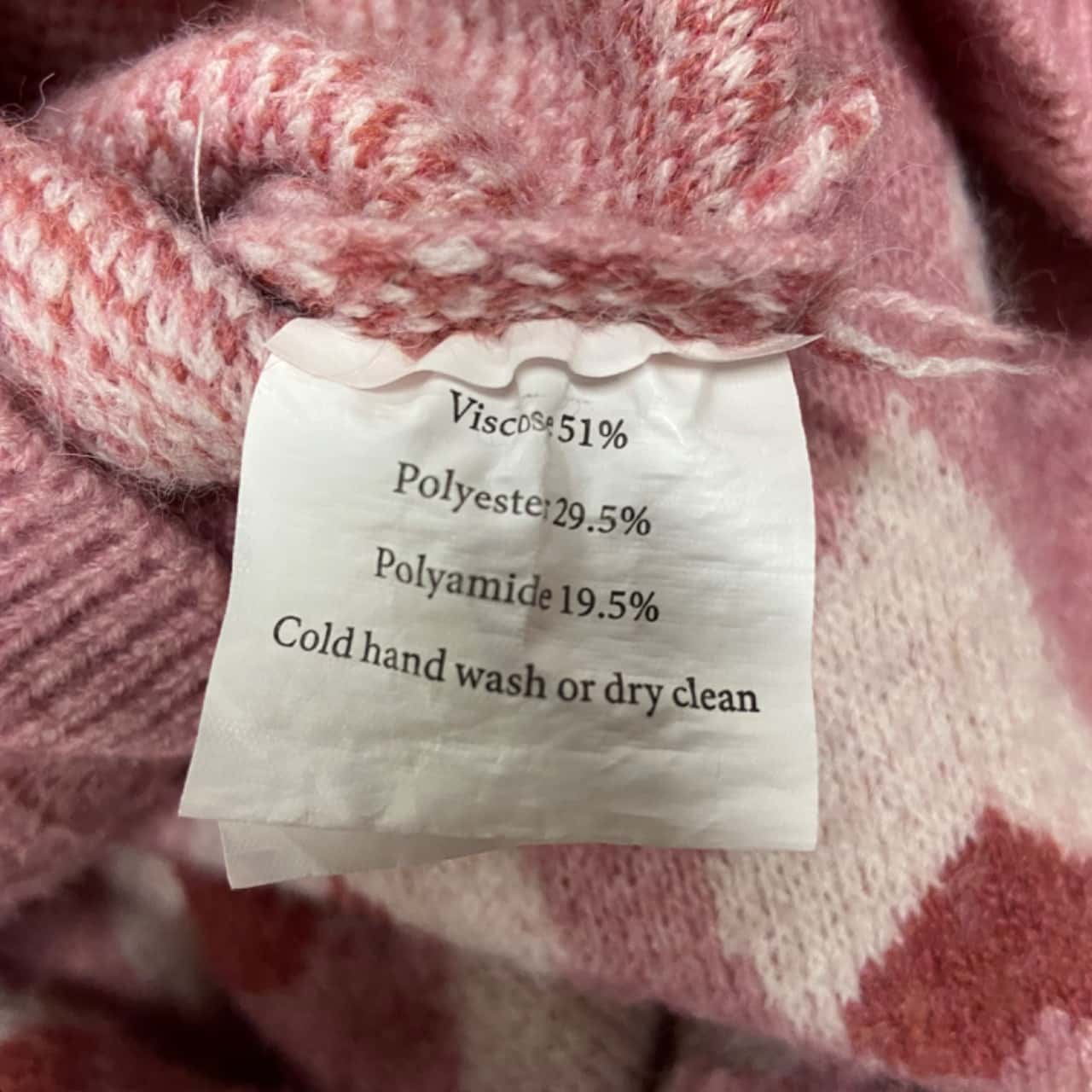 Mosk Melbourne Pink Hearts Knit(s)