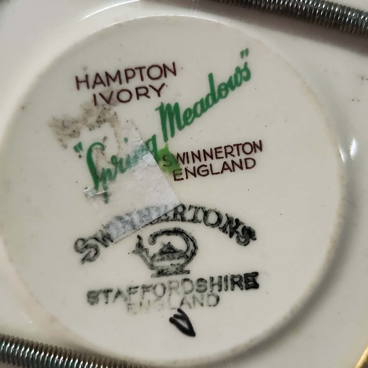 Swinnertons English China Saucer Vintage