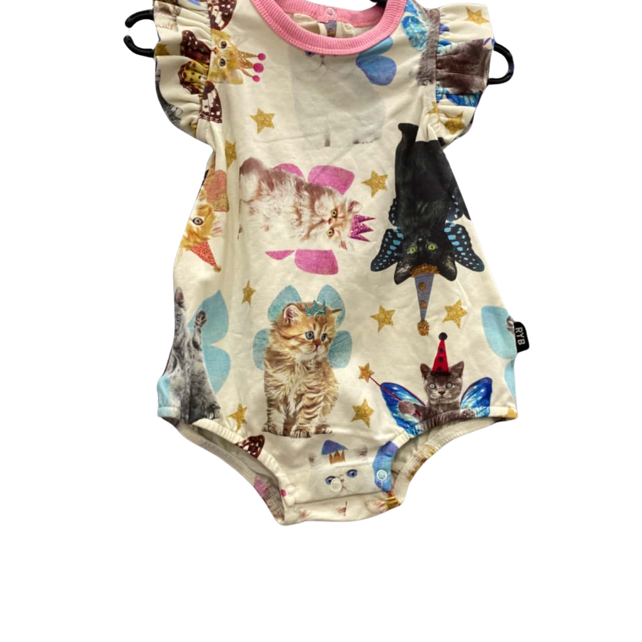 Rock Your Baby Kids Size 6 12m Kitten Fairy Bubble Bodysuit