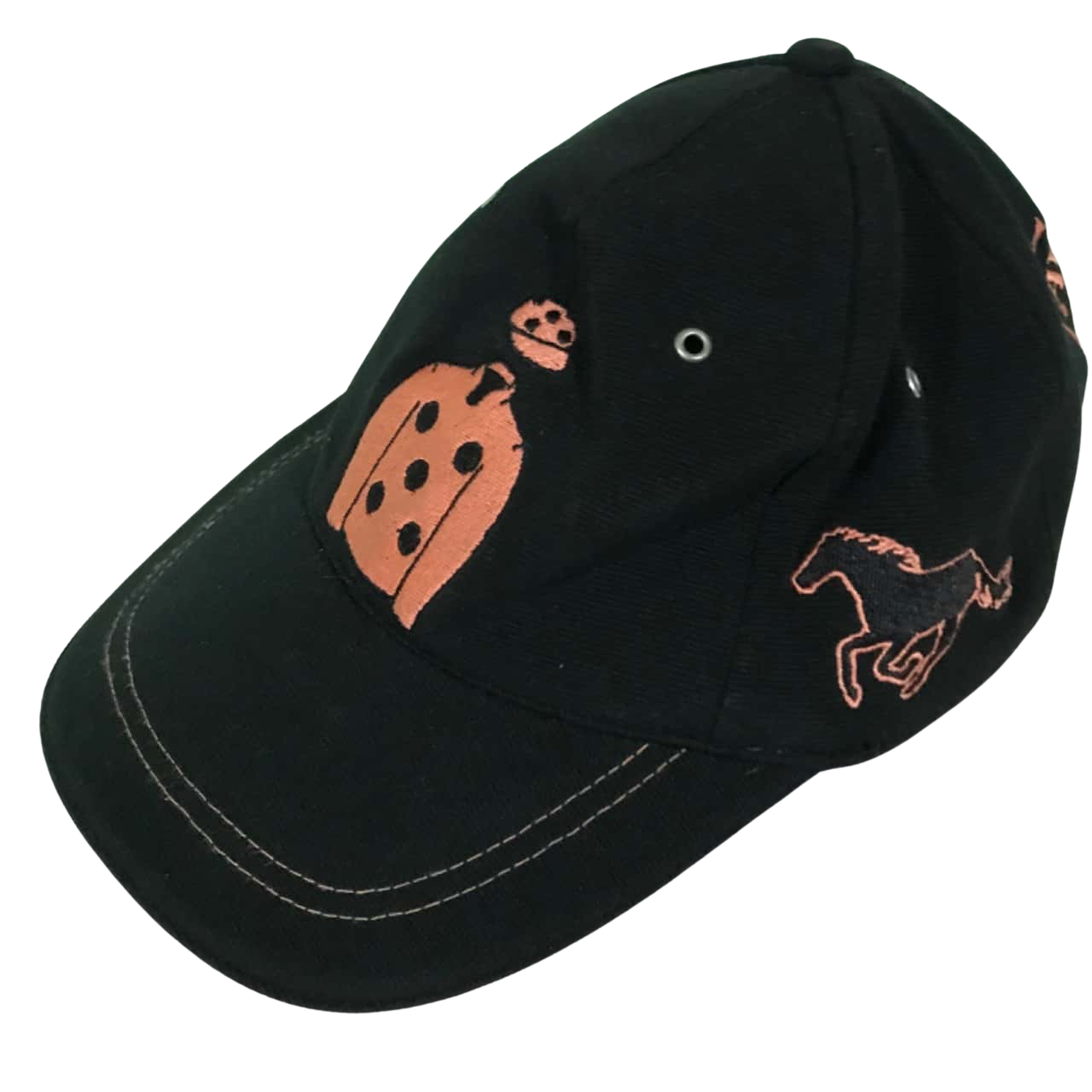 Black Caviar Unisex Cap with Adjustable Back-1675826(s)