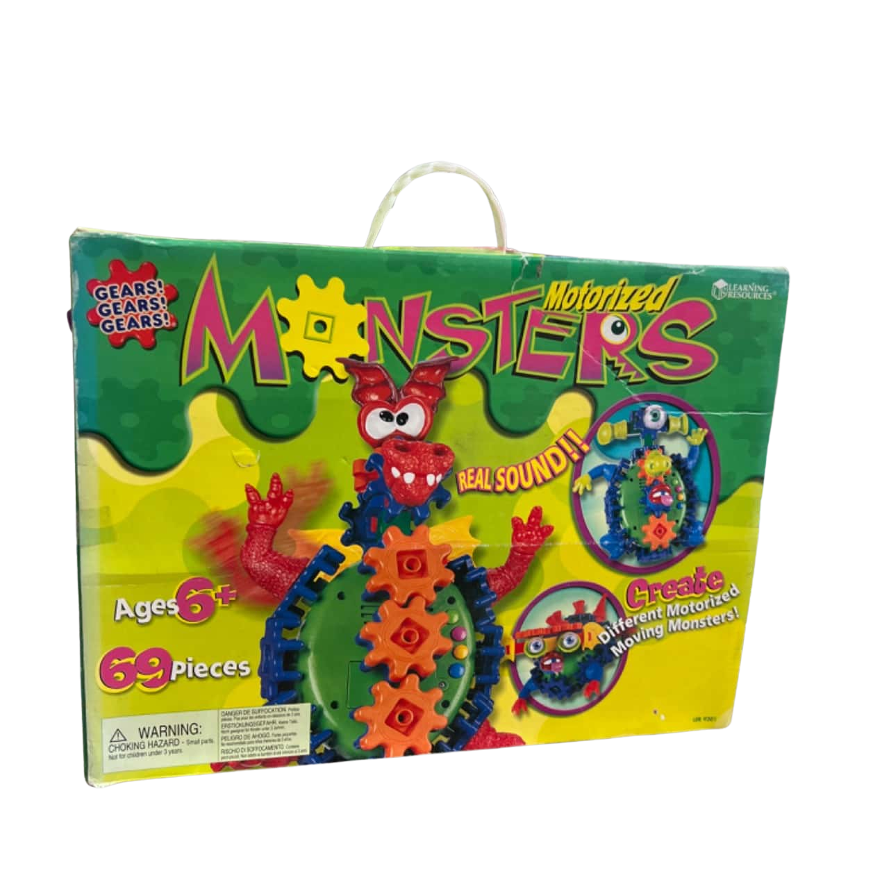 Motorized Monsters Buildable Gear Works Rotating & Sounds Monster Toy (s)