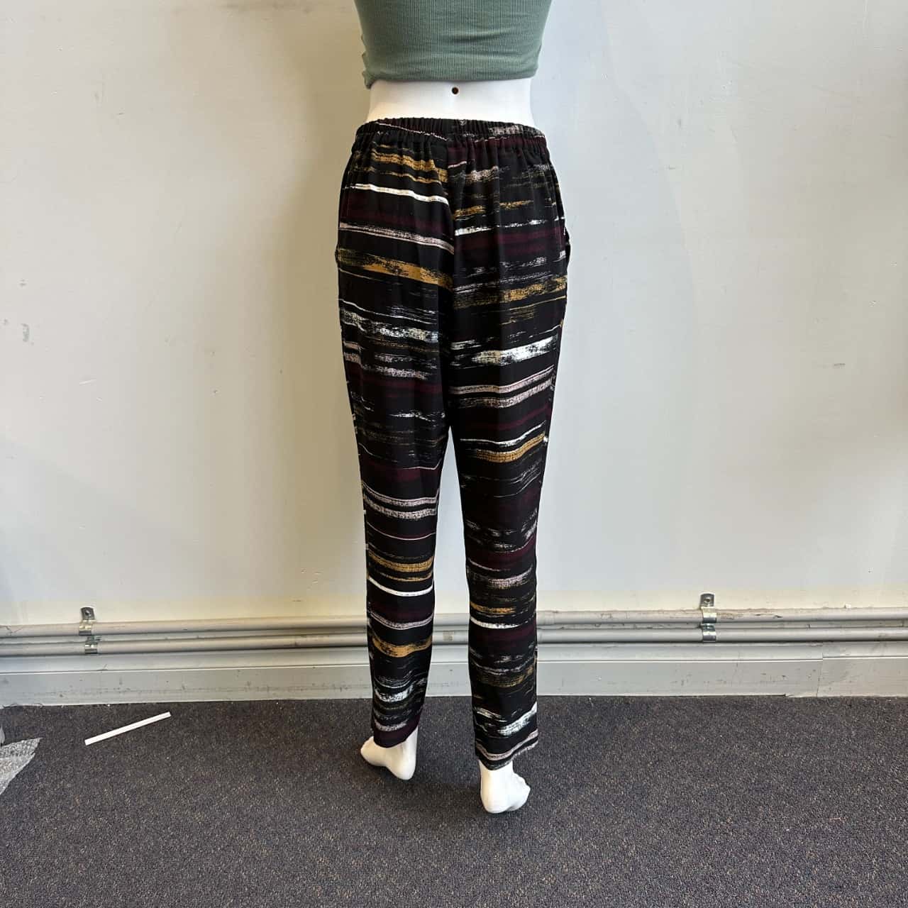 Monki Women's Size S Slim Fit Pant Multicoloured (s)