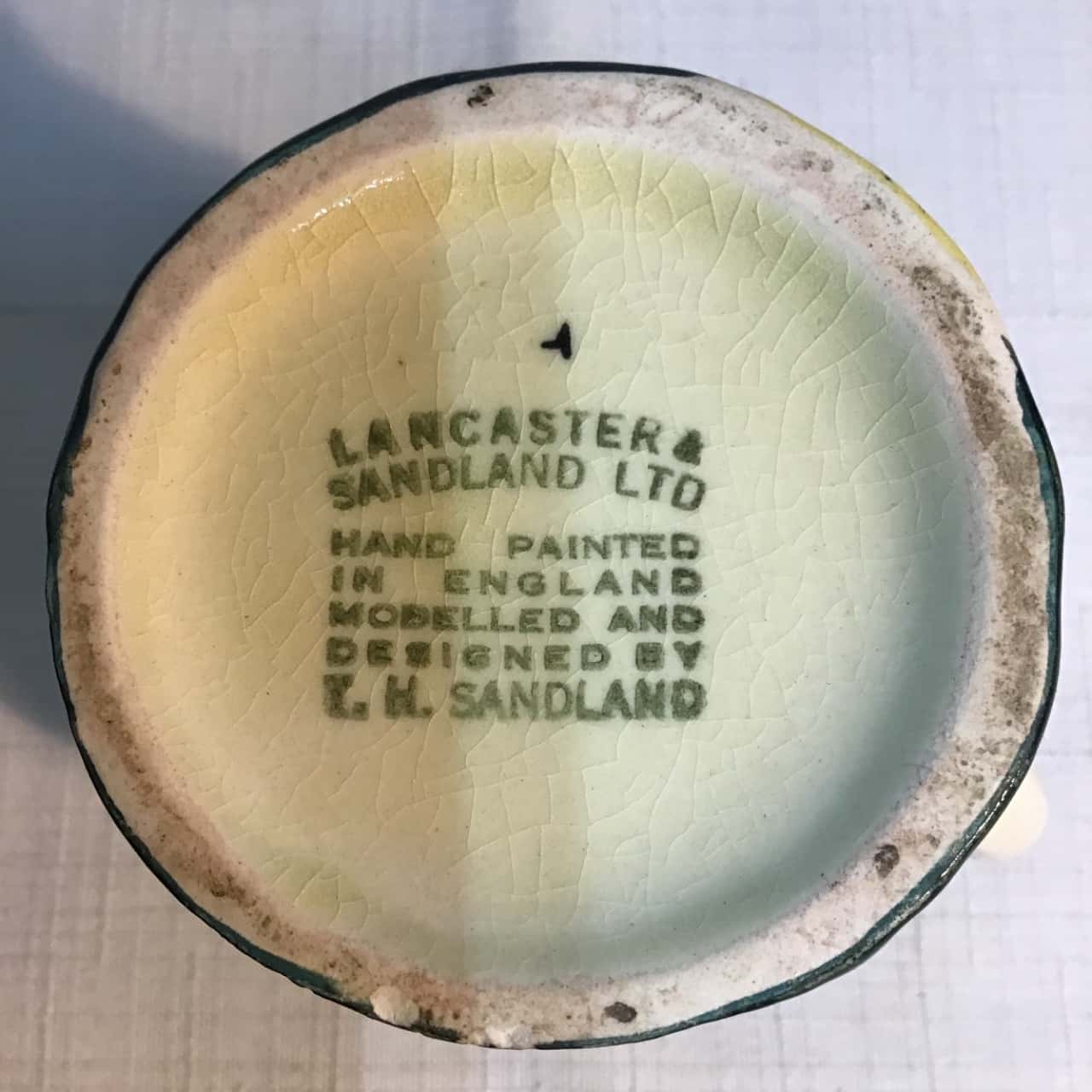 “Reduce “ Lancaster & Sandland Toby Jug