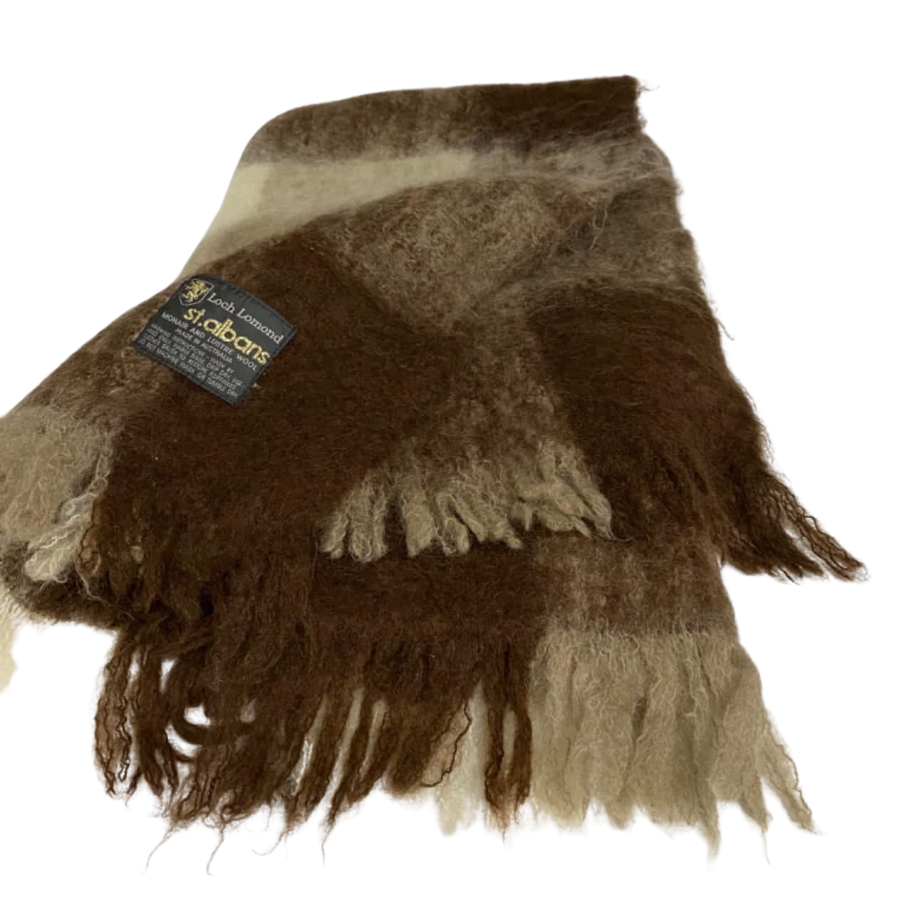 Vintage Loch Lomond St Albans Mohair/Wool Lap Rug(s)