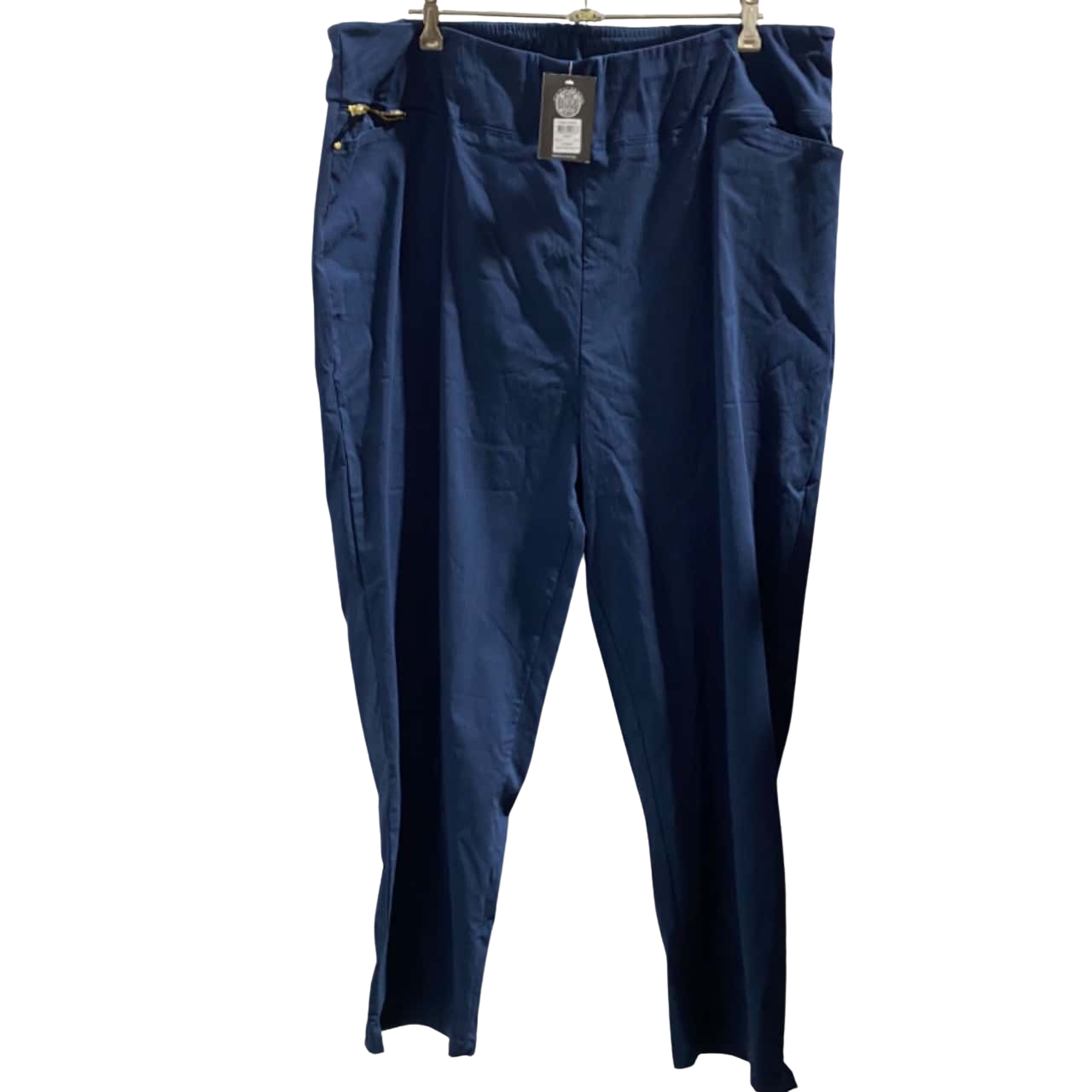 BNWT. beme. Womens Size 24. Navy Blue .-1675734