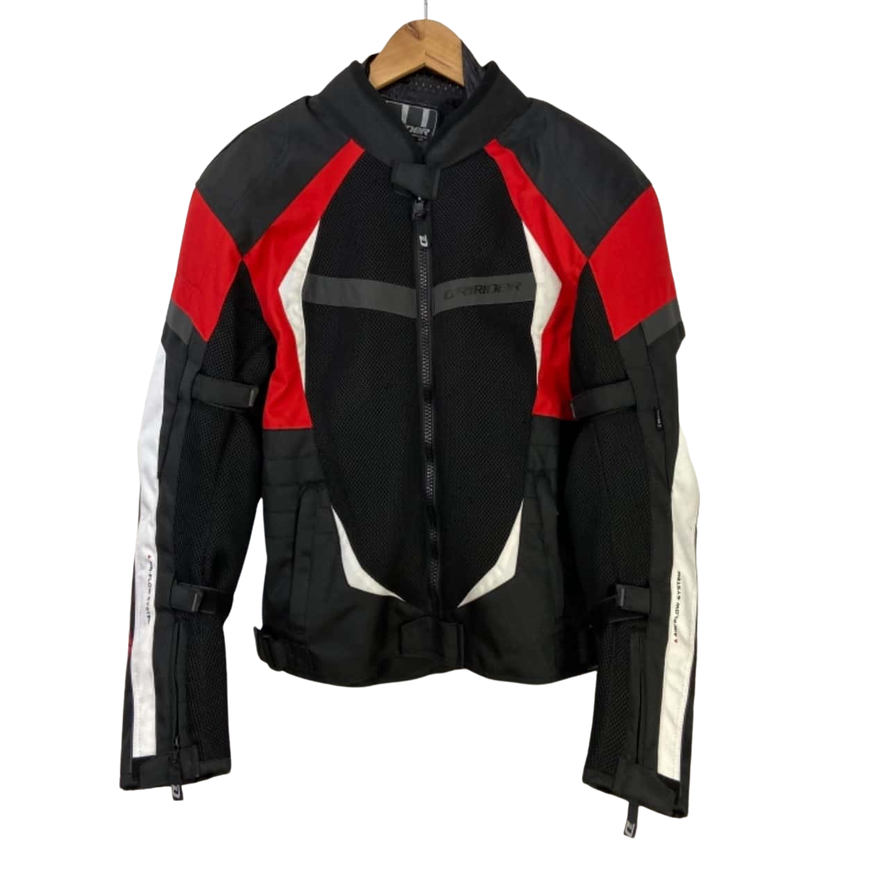 DriRider Mens Size S Motorcycle Jacket Black / Red
