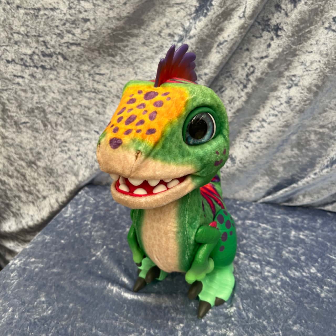 FurReal Dinosaur Dragon Munchin Rex Active Hasbro Green