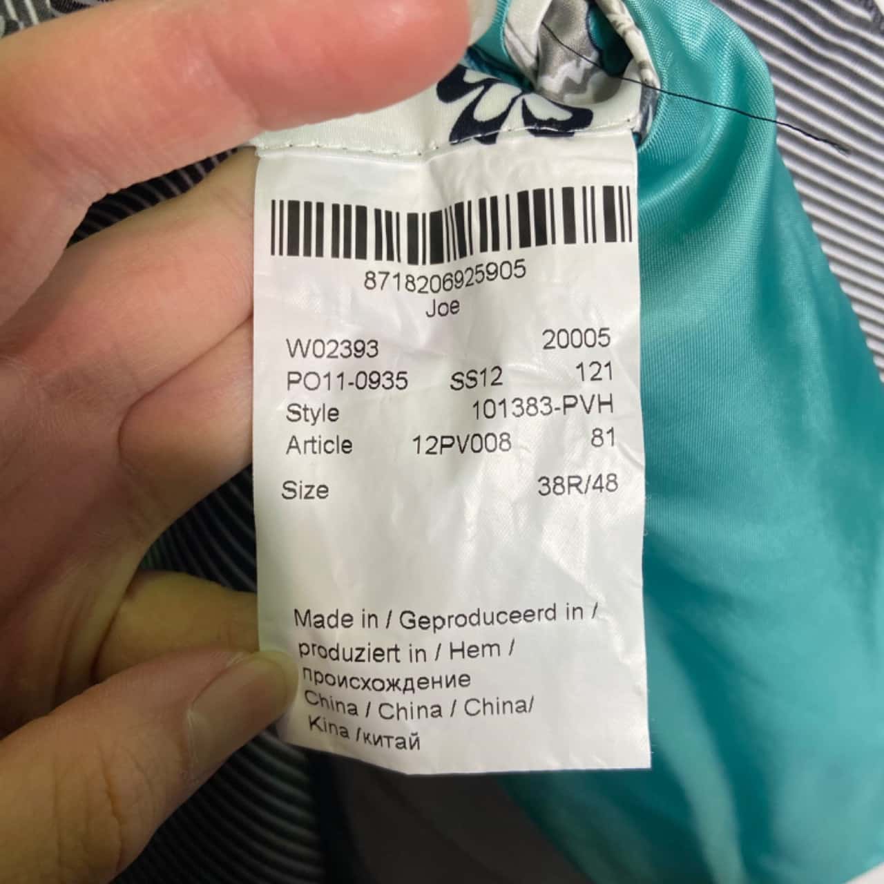 Peter Van Holland Mens Size 38R/48 Blazer / Suit Jacket Black ...