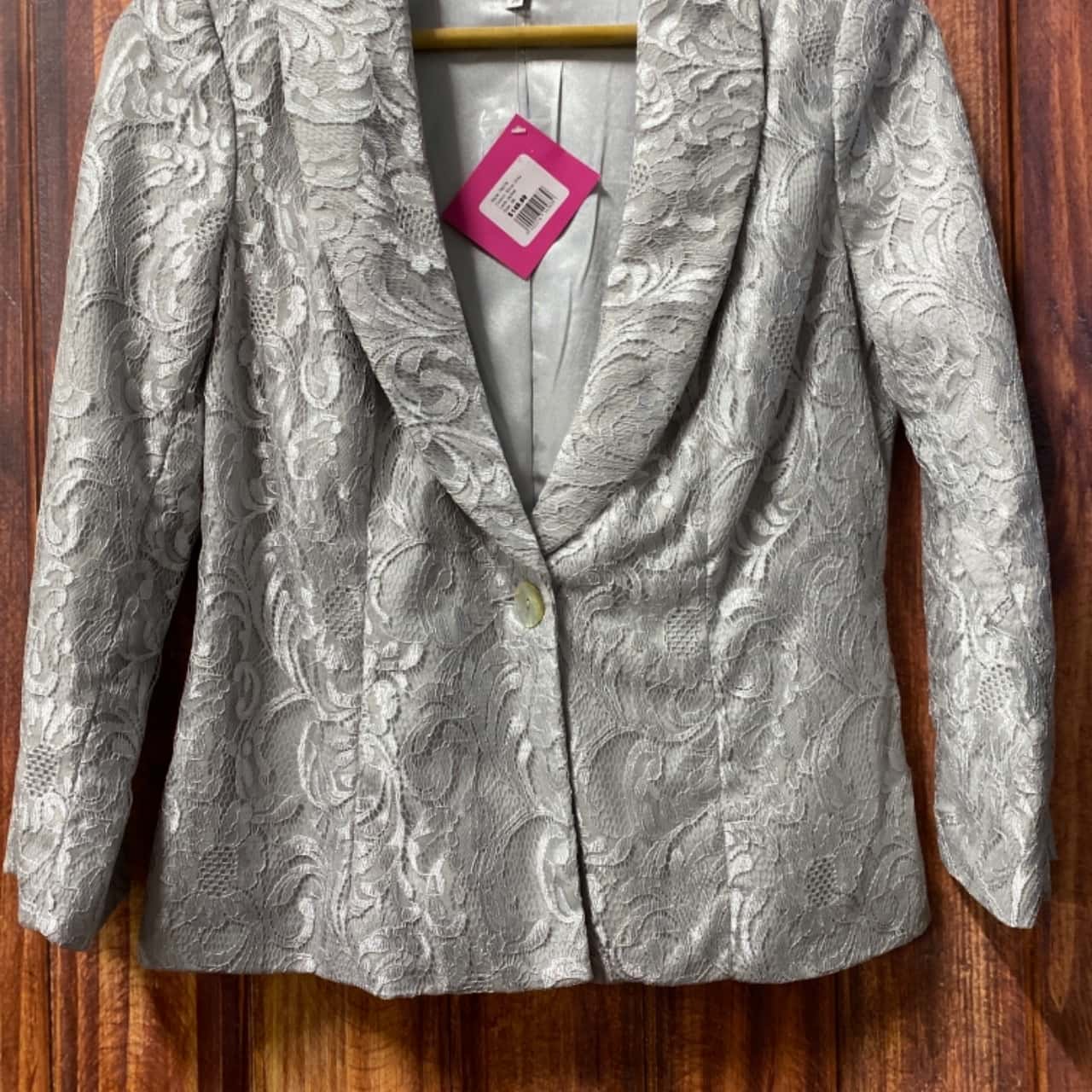 Together Size M Silver lace jacket new
