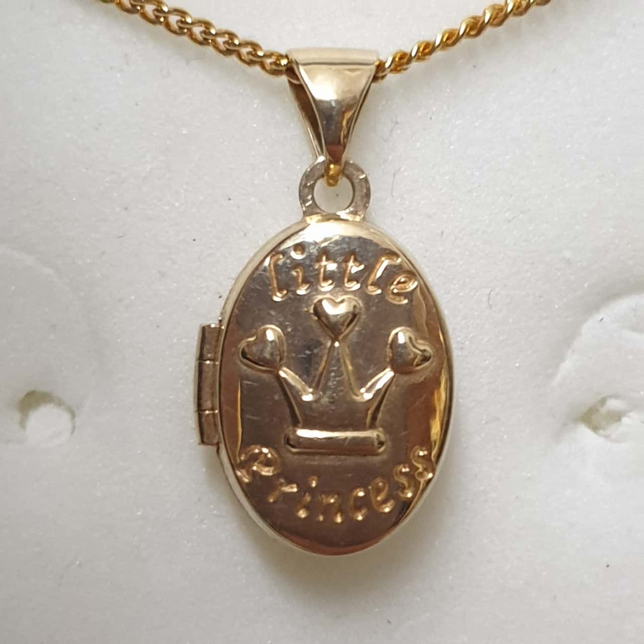 Beautiful 9ct 375 Yellow Gold Keepsake Locket With Gold Tone Display ...
