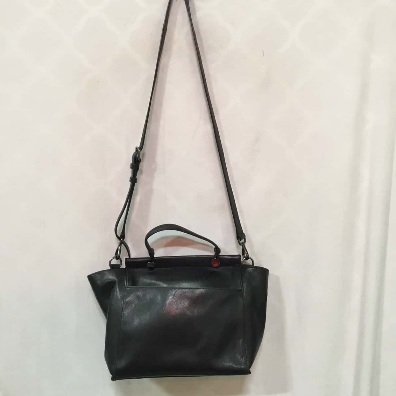 Mimco Black Turnlock Bag with handle and cross body strap(s)
