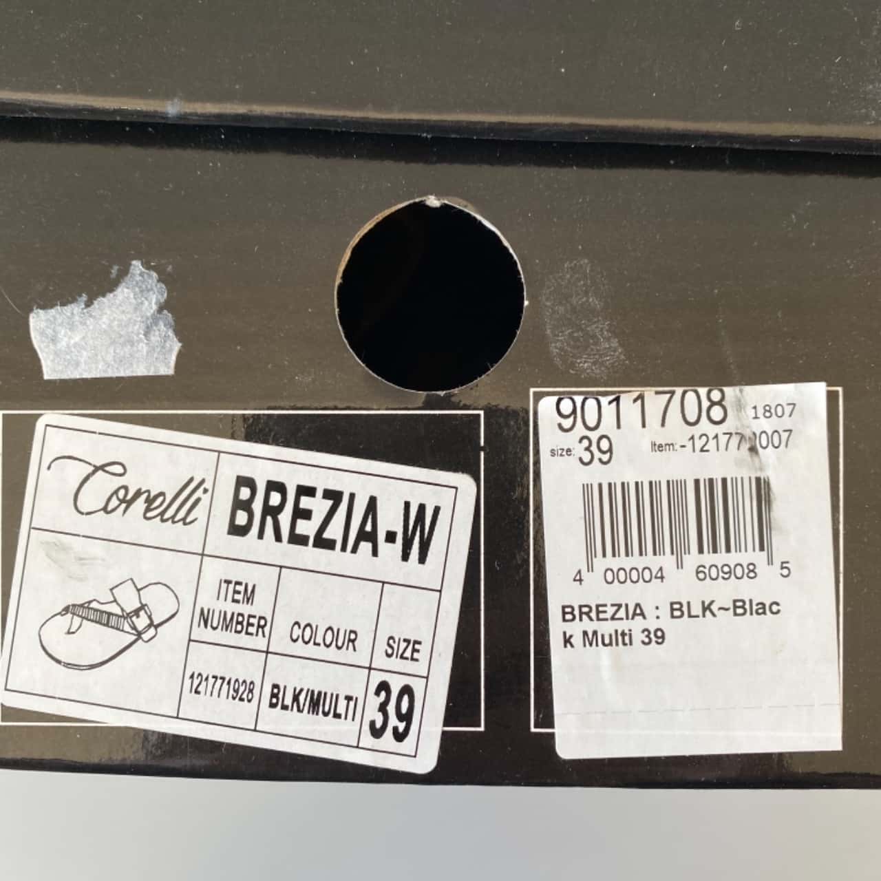 Corelli Women's Size 39 Black And Brown Slip On Shoe(s)