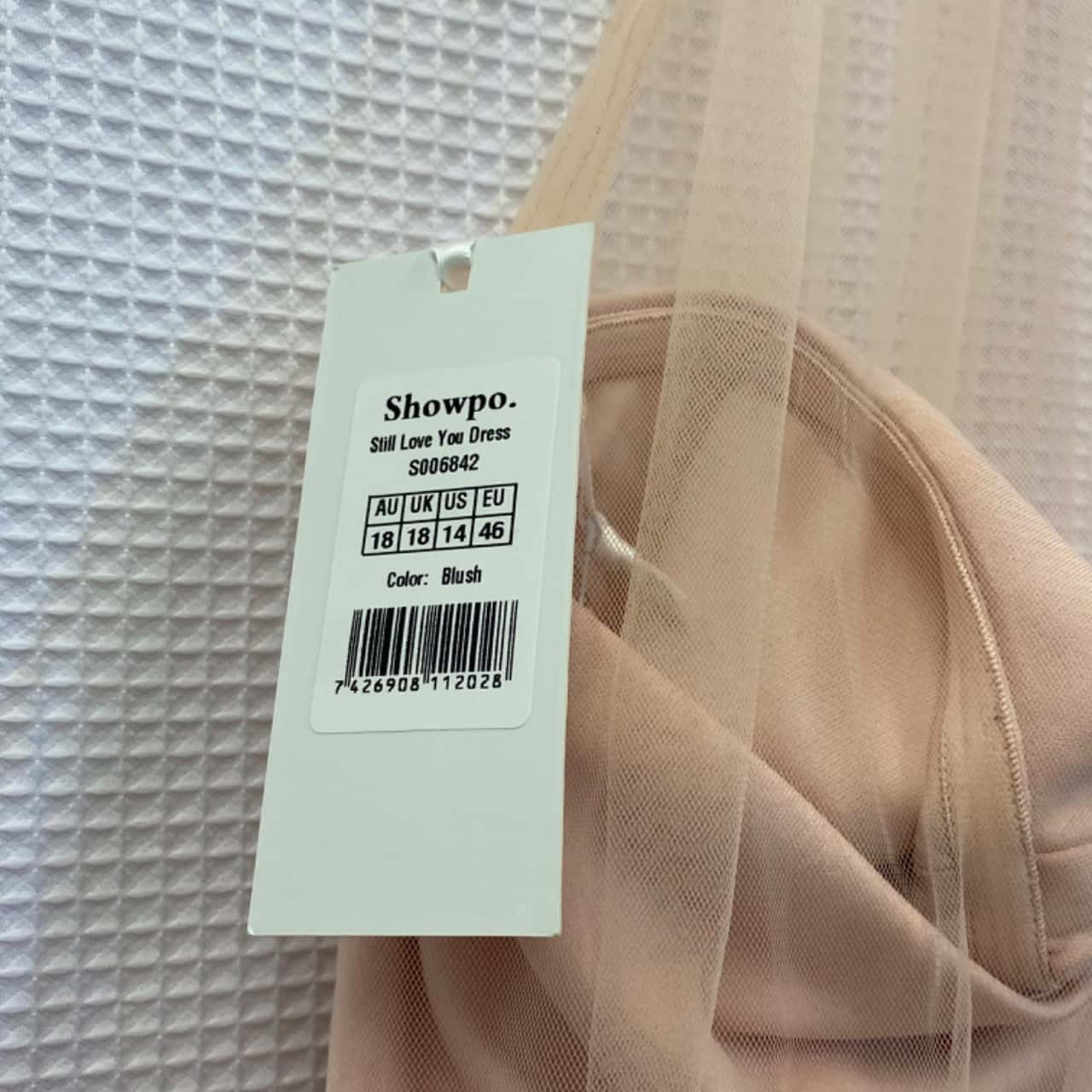 Showpo Womens Size 18 Formal Dress Nude