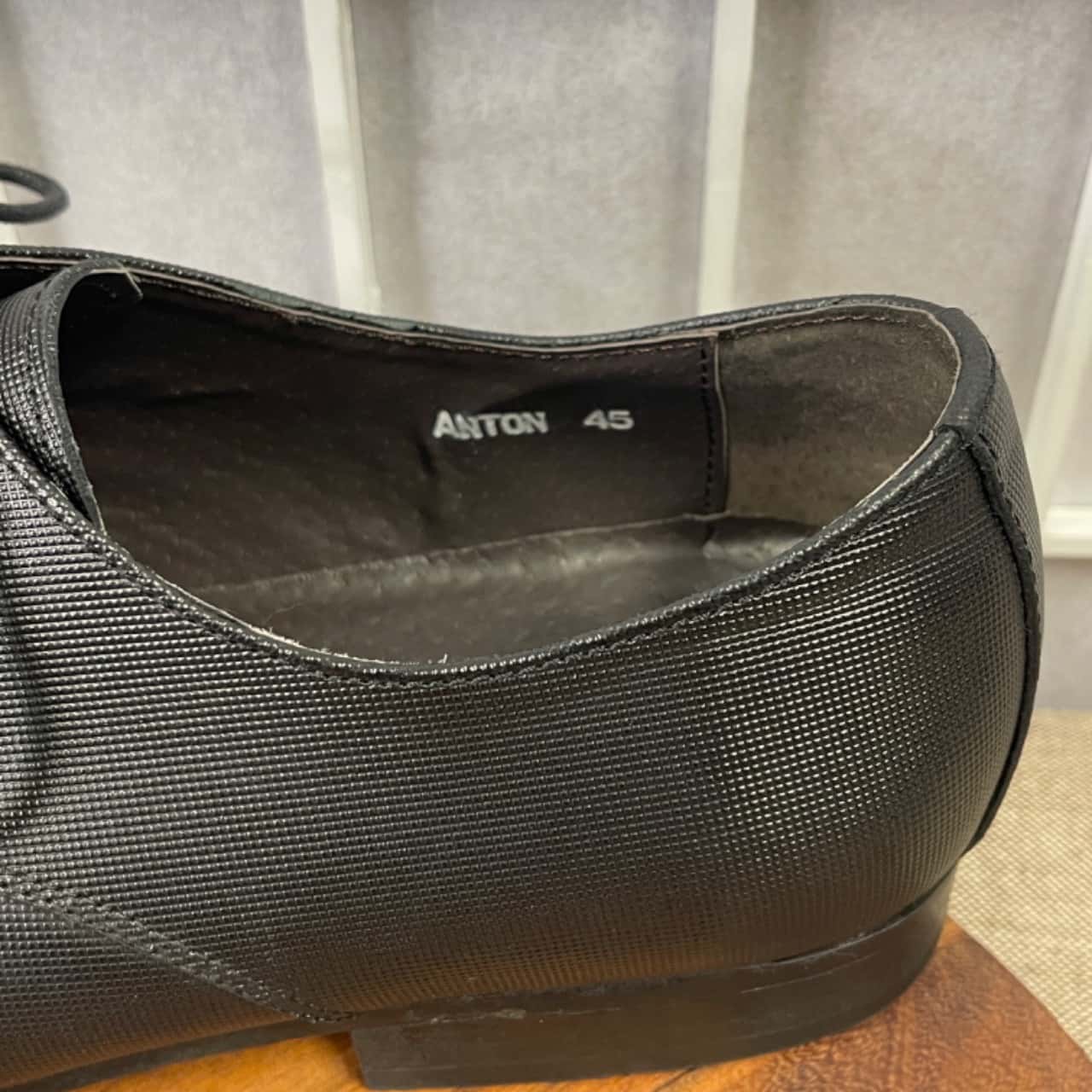 Trent Nathan Black Shoes Size EU45