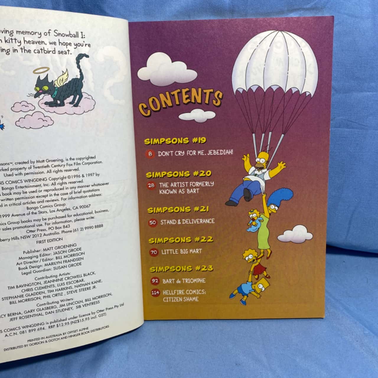 Simpsons Comics Wingding