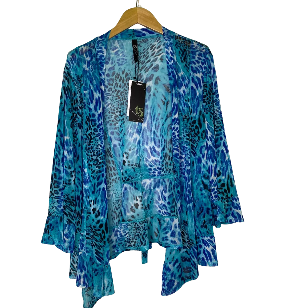 Taking Shape Womens Size 20 Cardigan Animal print / Blue (s) - New With ...