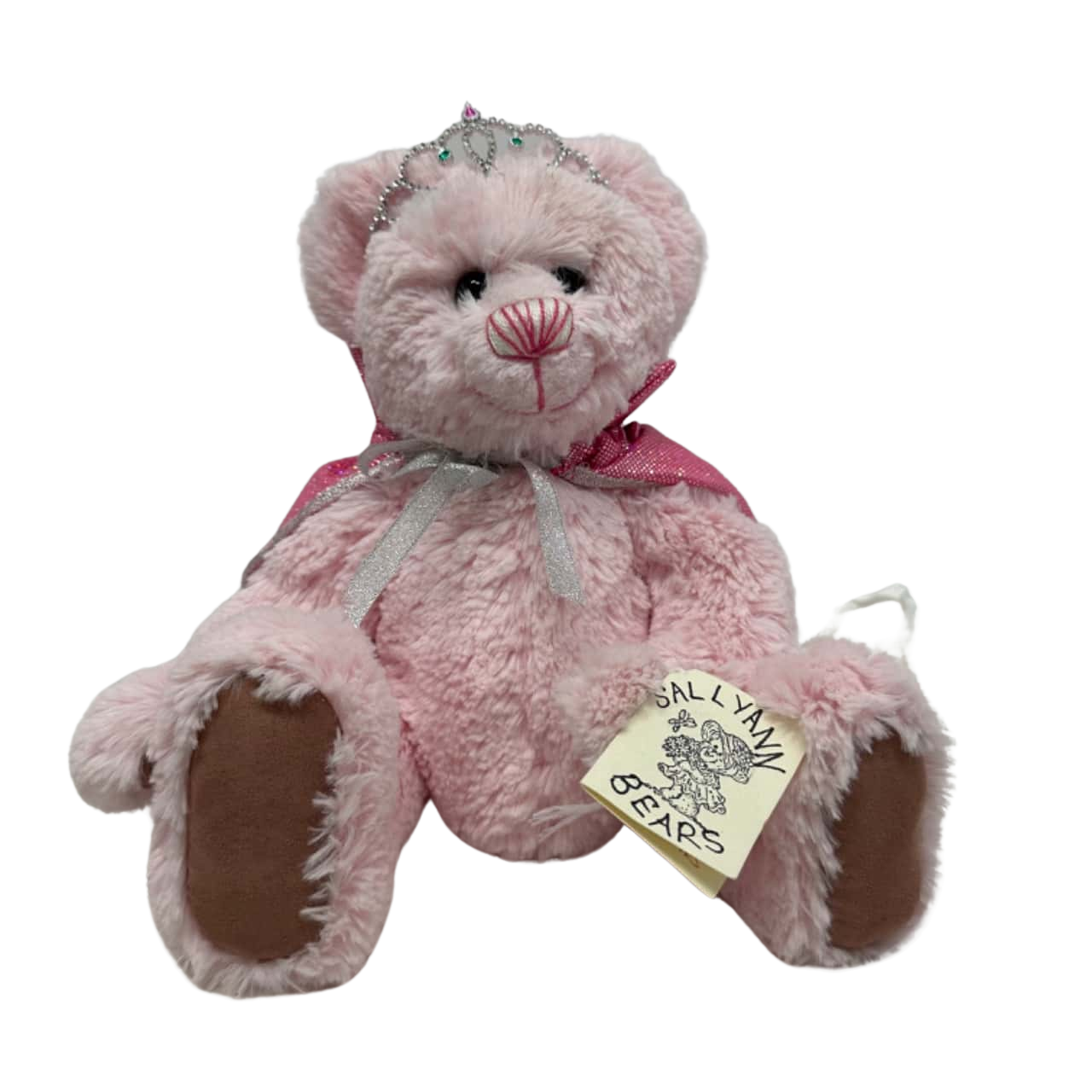 Sally Ann Bears Handmade Pink Princess Bear