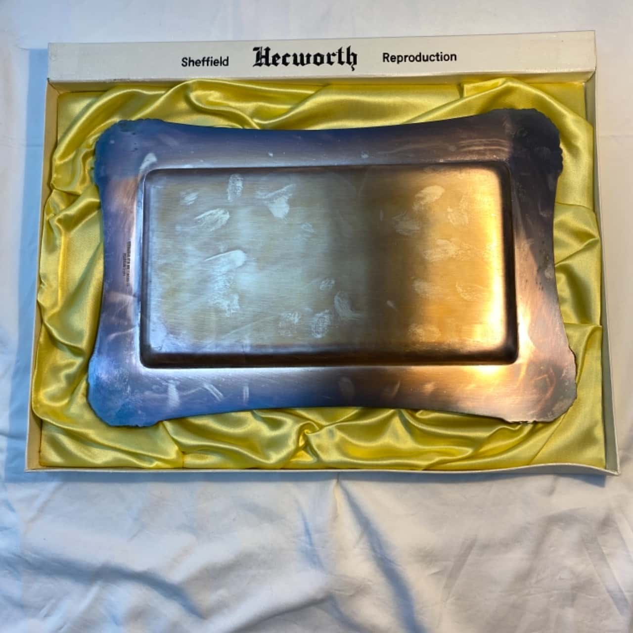 Vintage Heavy Silver Plated Hecworth Tray(s) - New Without Tags ...