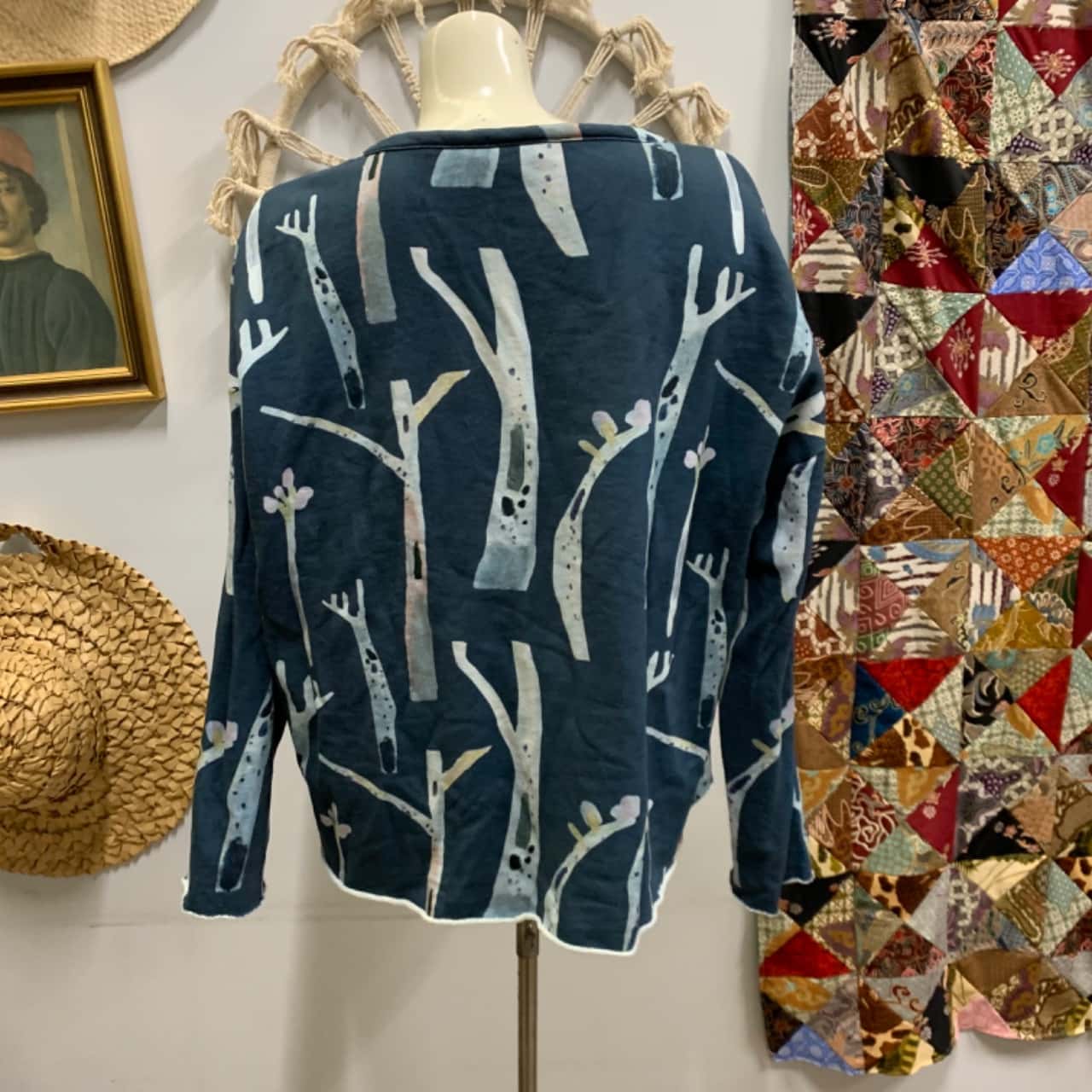 Nancy Bird Womens Size XL Crew Neck / Jumpers Blue (s)