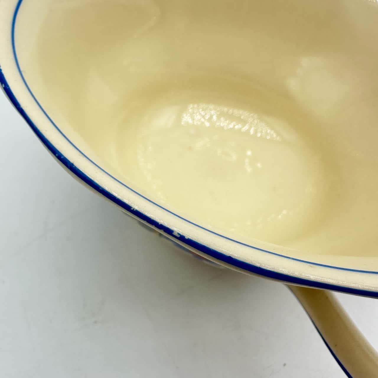 Large Vintage Floral Teacup Stamped Marion Made In GR Britain
