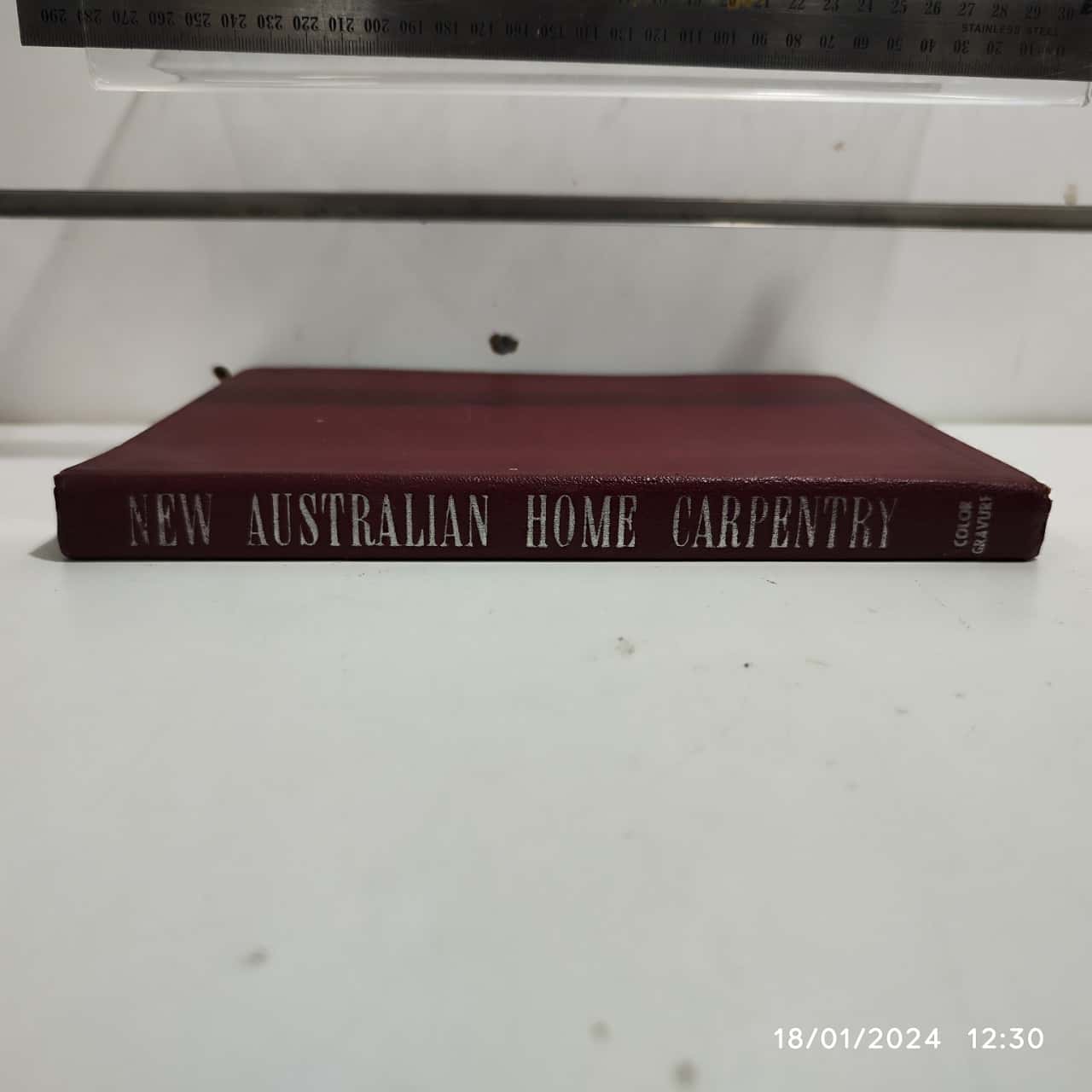 New Australian Home Carpentry Book Vintage