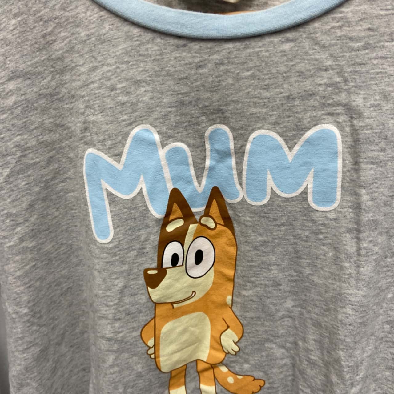 Peter Alexander Womens Size L Blue / Grey PJ top (s)