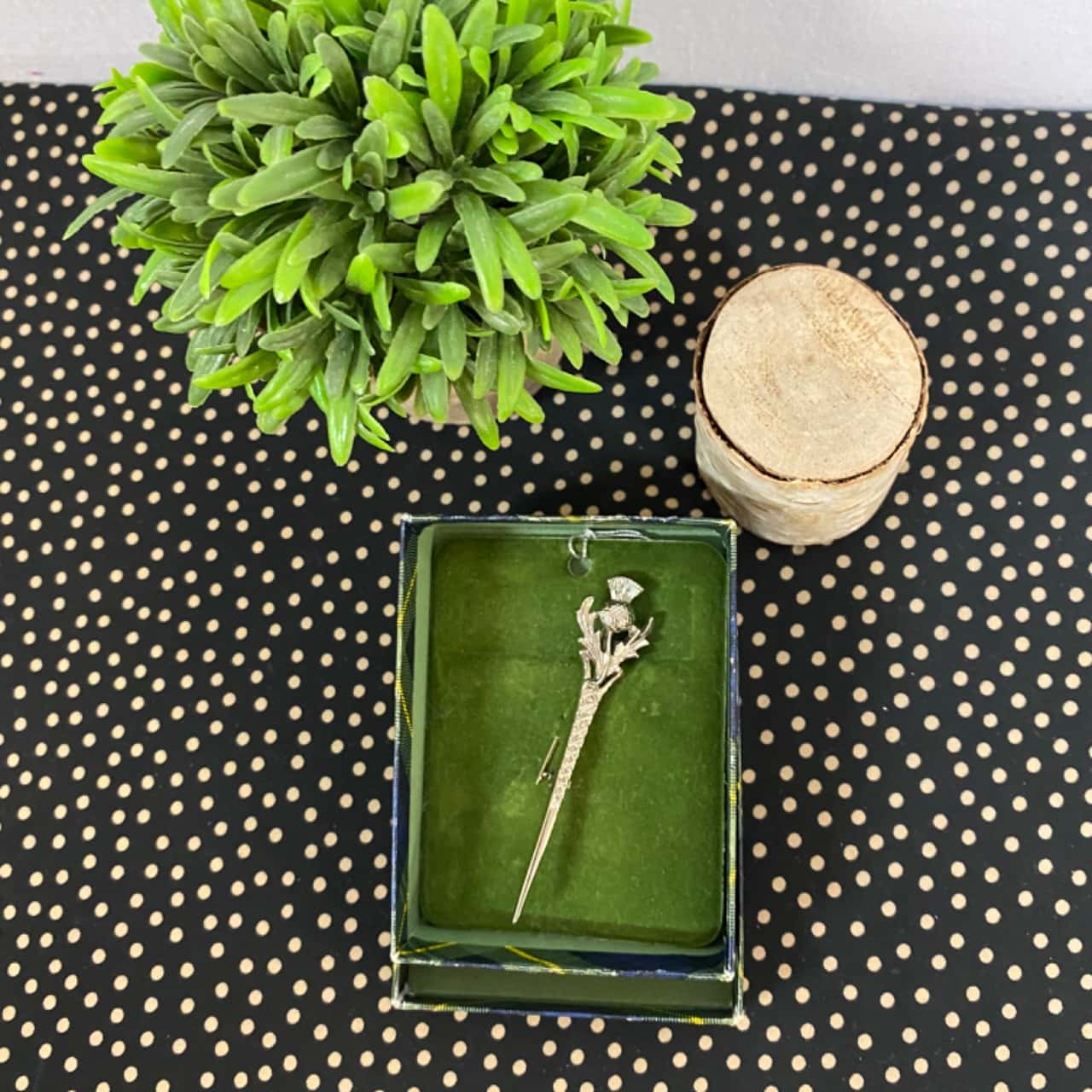Scottish Thistle Pewter Kilt Pin.(s)