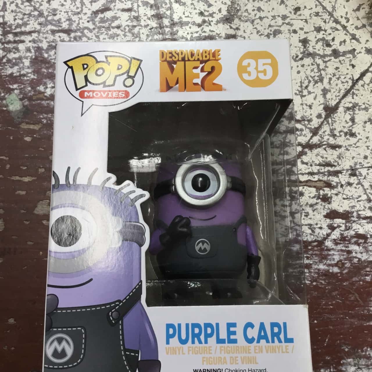 Funko Pop x 2 Despicable Me 2 Minions - 35 Carl & 35 Purple Carl (2014 ...